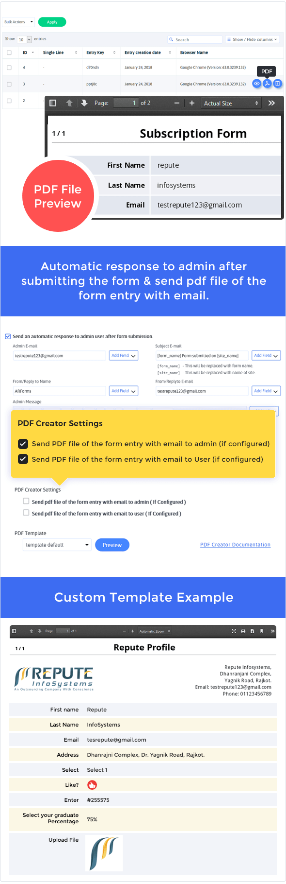 Pdf creator for Arforms by reputeinfosystems | CodeCanyon