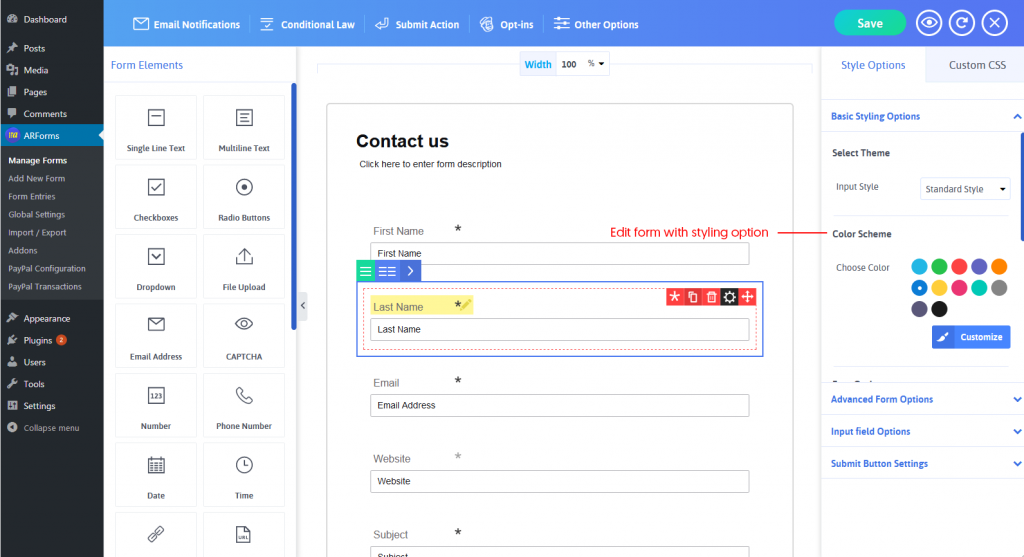 ARForms Setup Wizard - Best WordPress Form Builder Plugin - ARForms ...