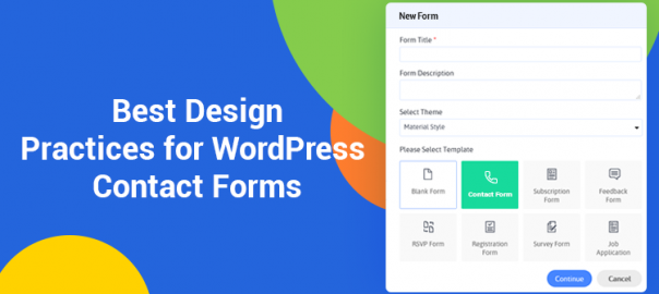 Best Design Practices for WordPress Contact Forms